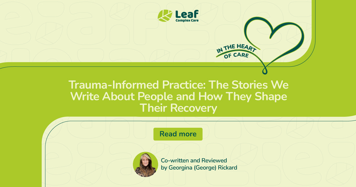 Trauma-Informed Practice: The Stories We Write About People and How ...